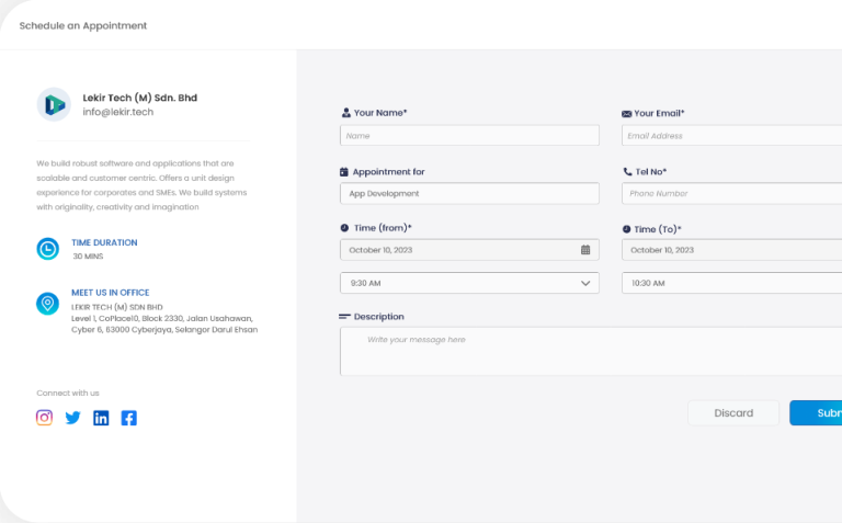 Ask Us Now - Lekir Tech